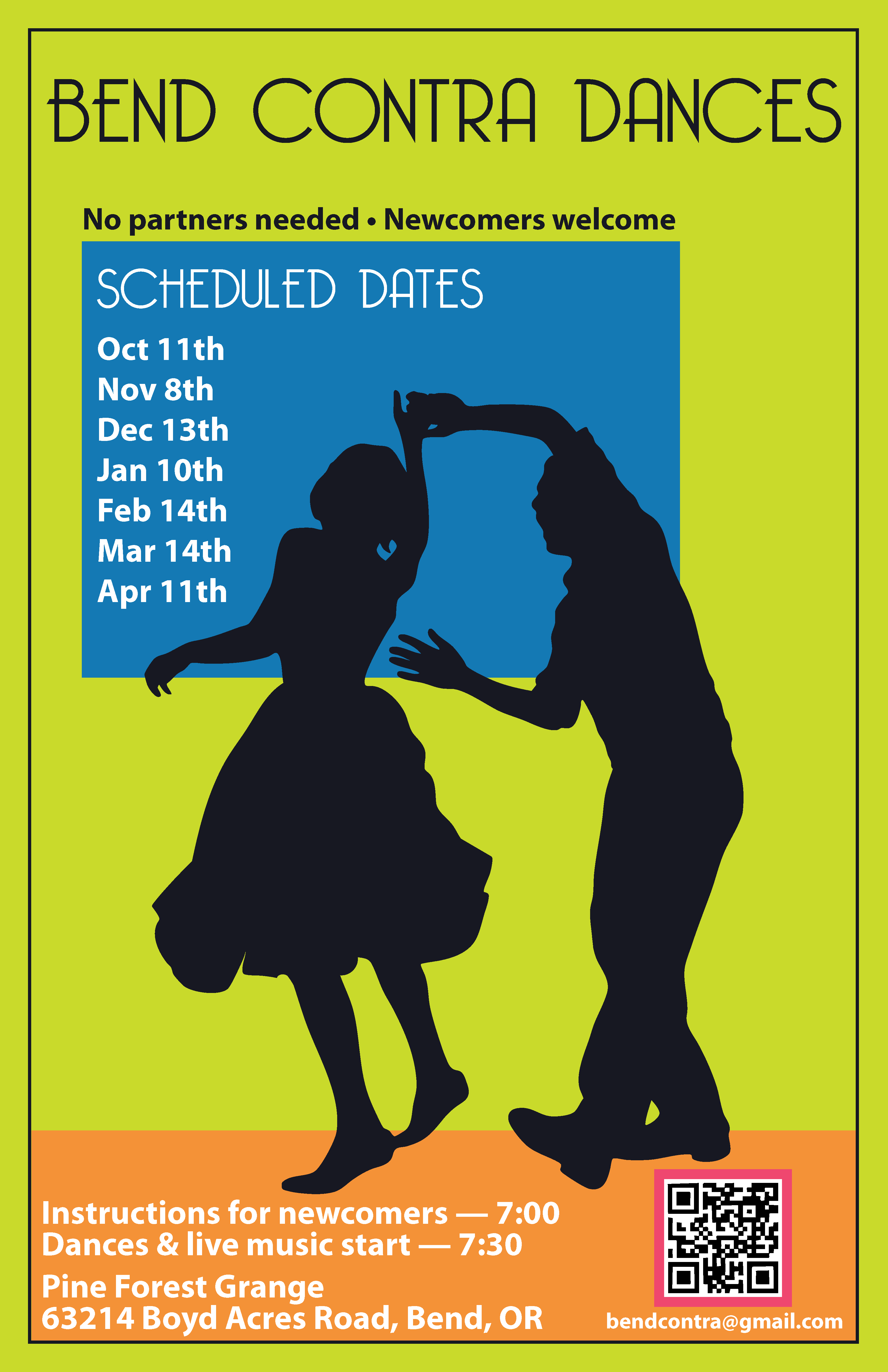 Bend Community Contra Dance – Contra Dancing and Live Music in Bend Oregon